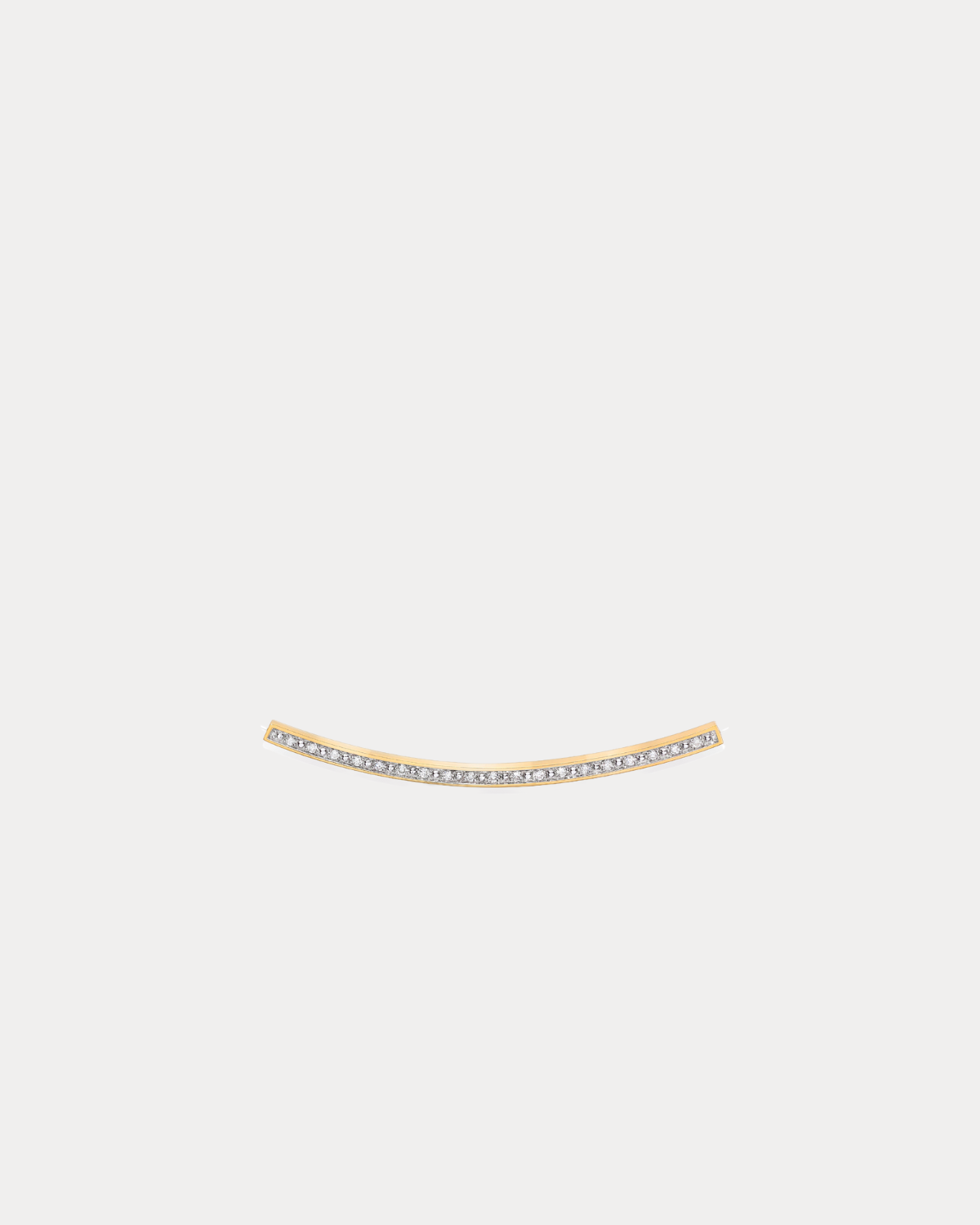 Horizontal Pave Diamond Gold Bar – Diamond Dots